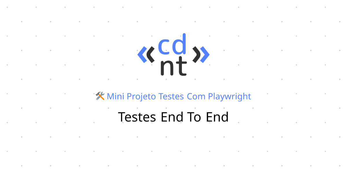 Testes End-to-End | Testes com playwright | Codante.io